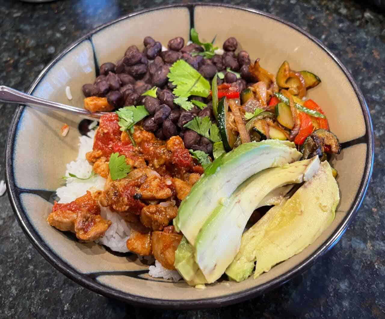 Chicken Tinga Bowls - Lori Speak
